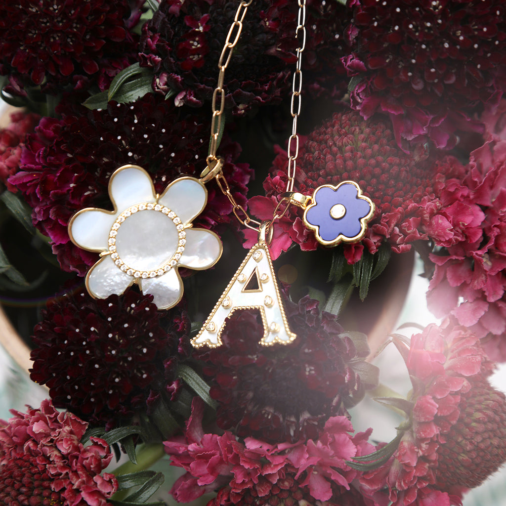 ASHA by Ashley McCormick Diamond Daisy Bespoke Pendant – Asha By ADM