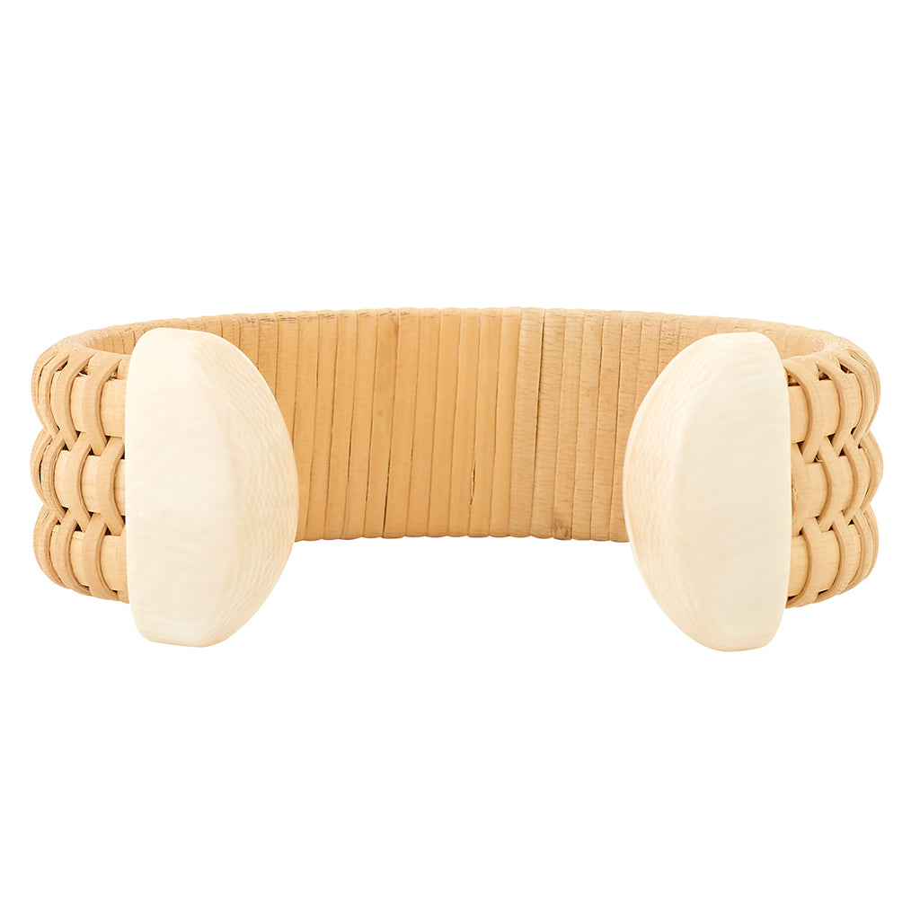 ASHA by Ashley McCormick ACK 3/4" Natural Cuff w/ Antique Ivory End ...