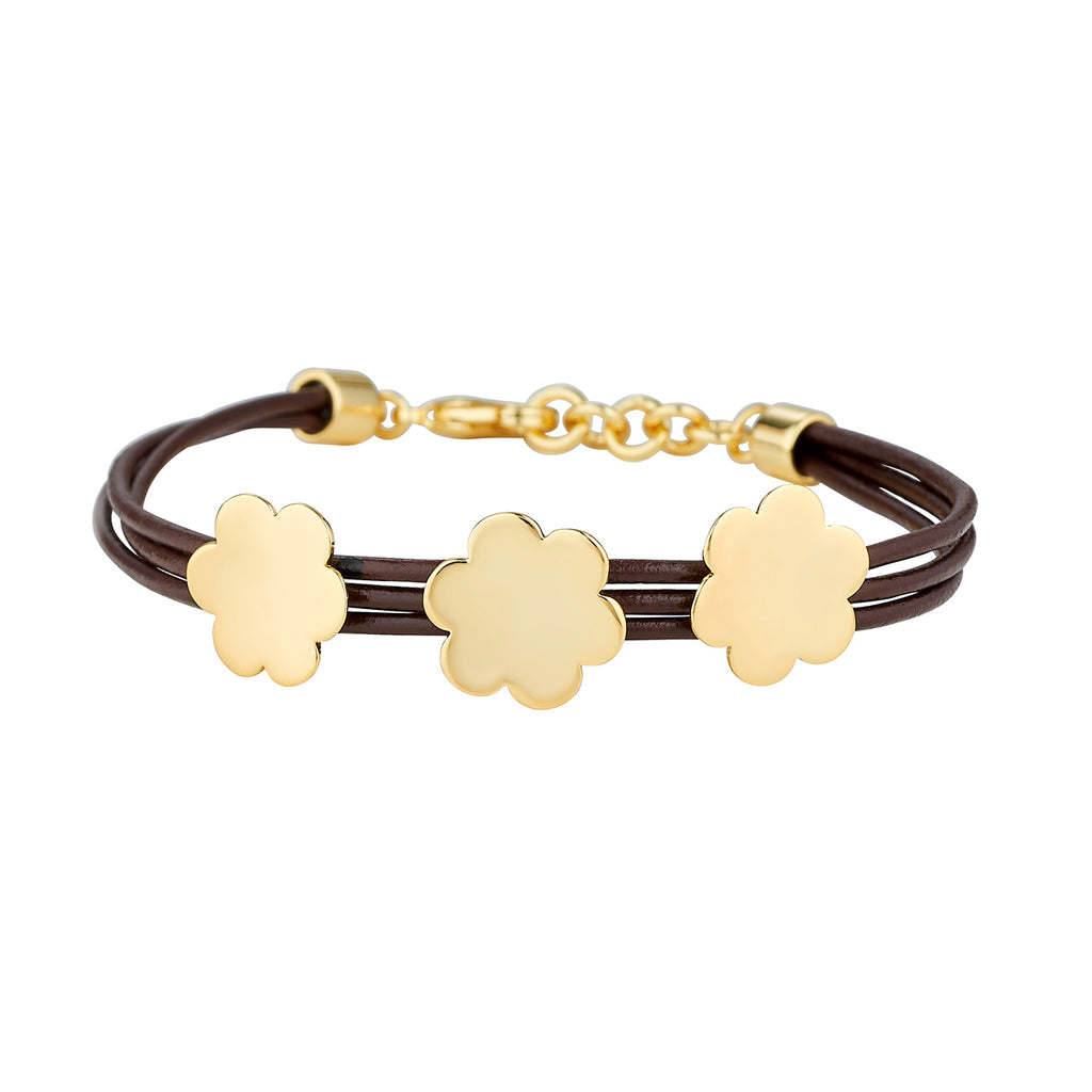 ASHA by Ashely McCormick Chocolate Maya Triple Bracelet – Asha By ADM