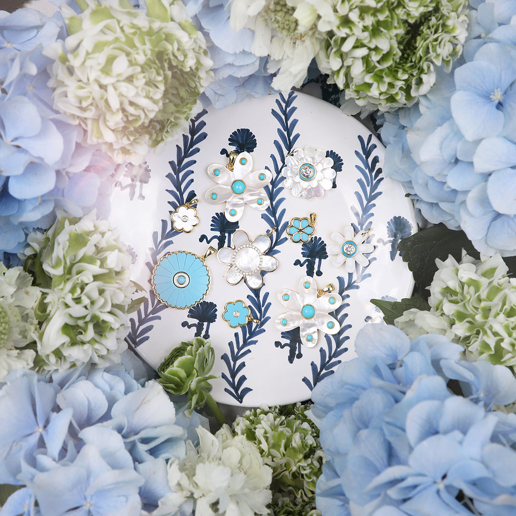 ASHA by Ashley McCormick Diamond Daisy Bespoke Pendant – Asha By ADM