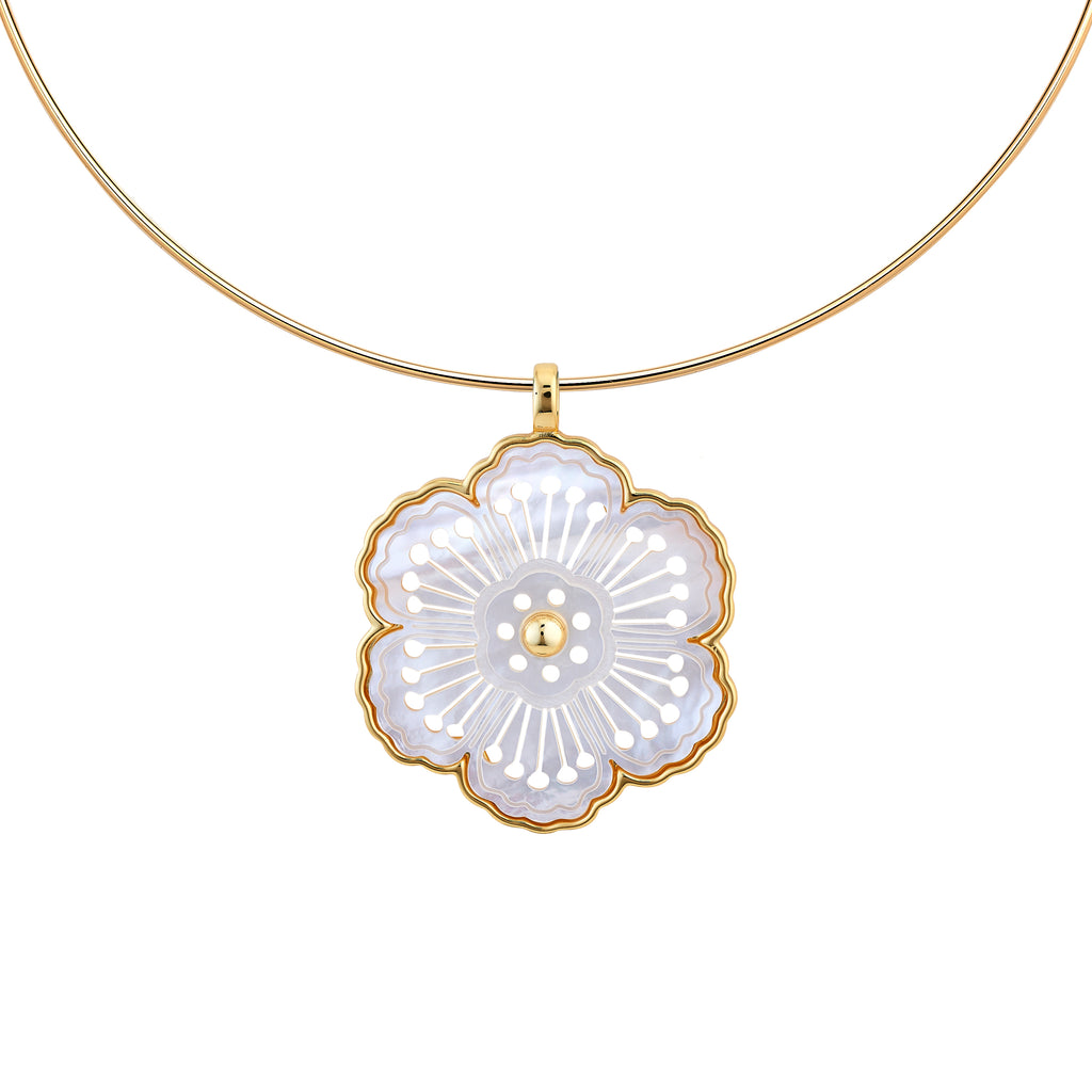 ASHA by Ashley McCormick Marguerite Pendant + Neck Wire – Asha By ADM