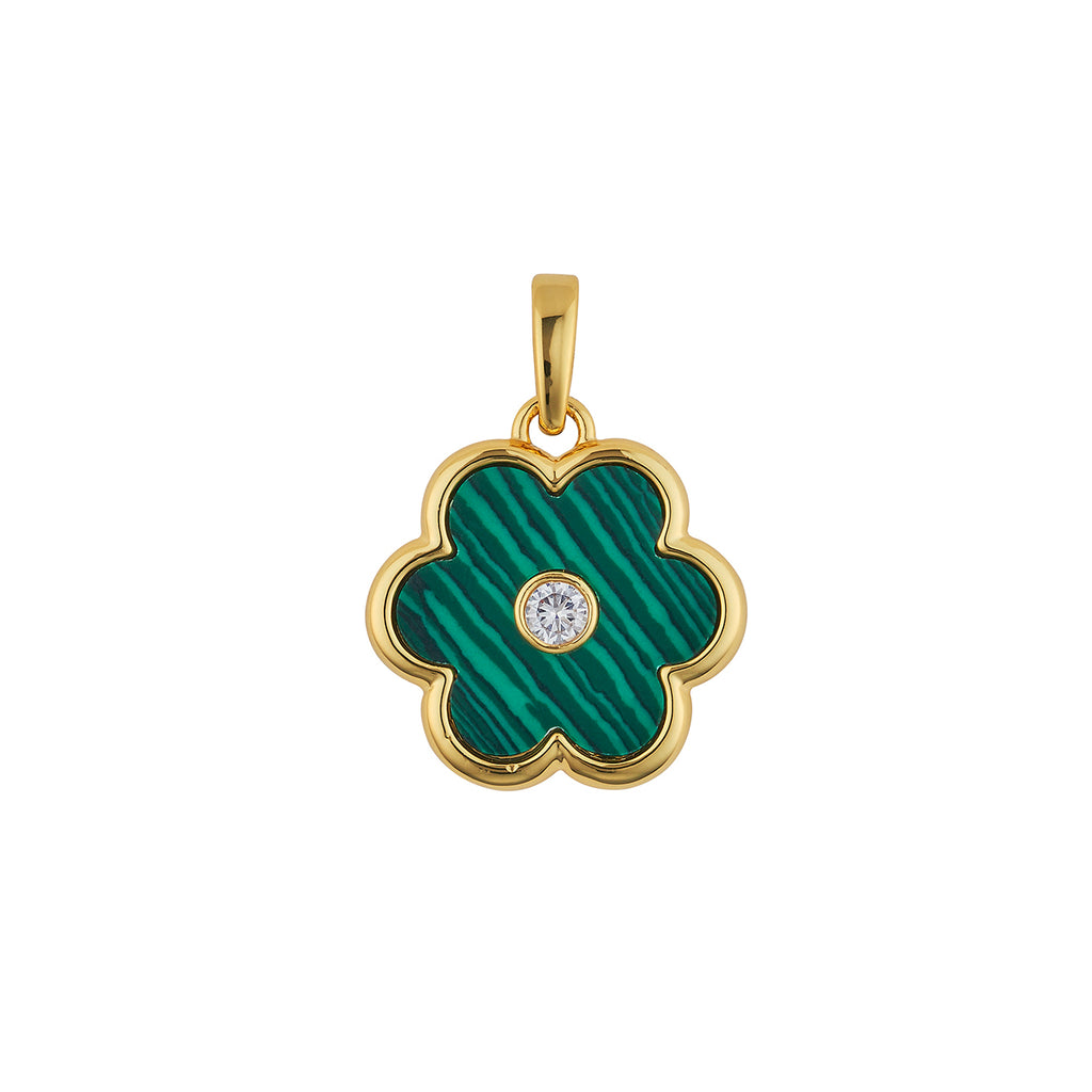 ASHA by Ashley McCormick Malachite Petal Charm – Asha By ADM