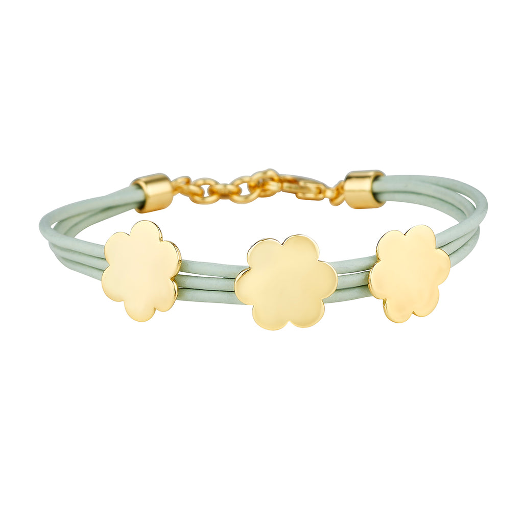 ASHA by Ashely McCormick Sea Foam Maya Triple Bracelet – Asha By ADM